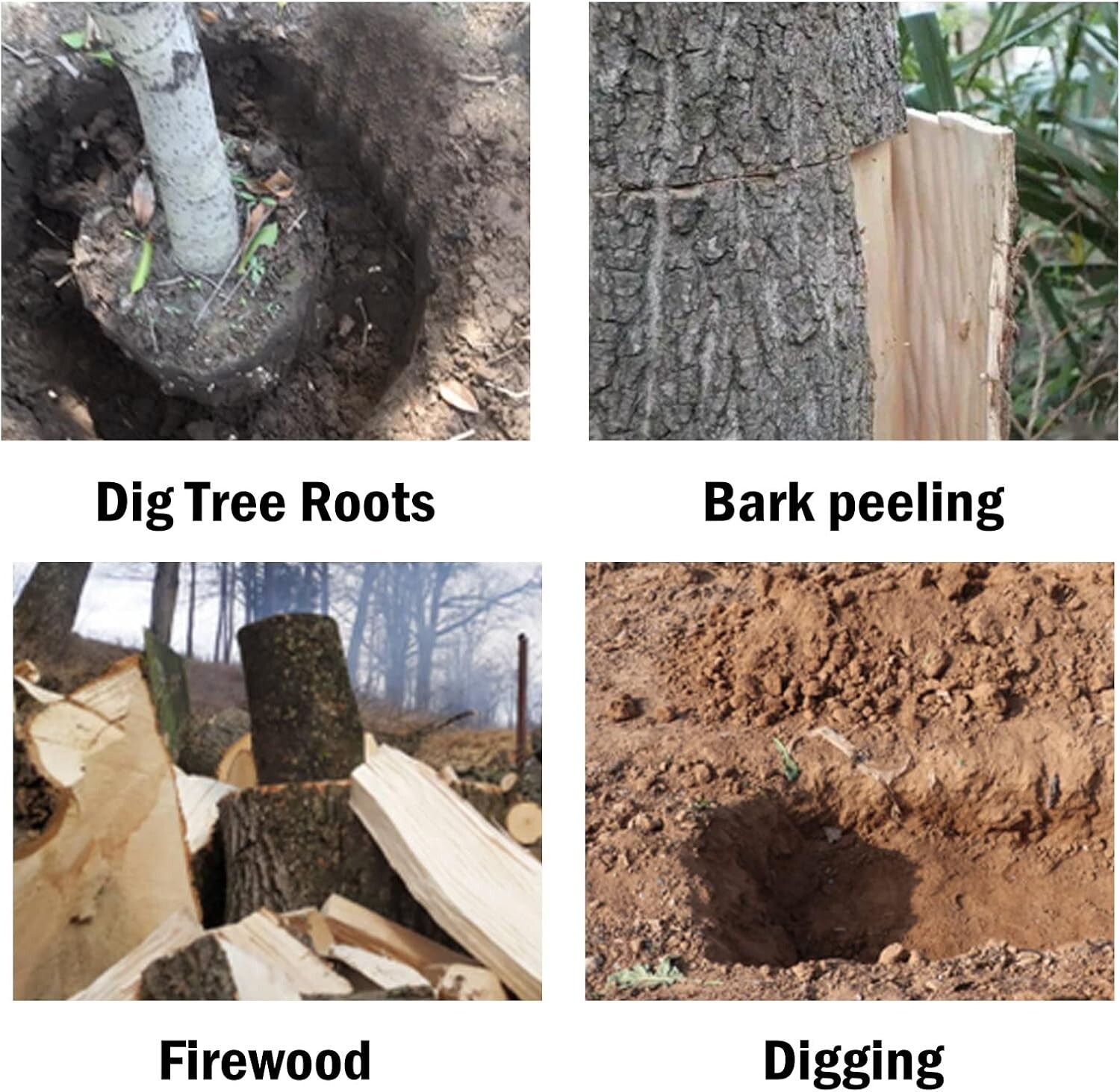 Root Cutting Tool, Hole Digging Tool, Tamping Bars, Garden Remover | eBay