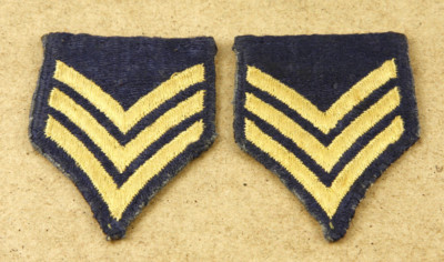 US Army Staff Sergeant Blue Pair of Patches | eBay