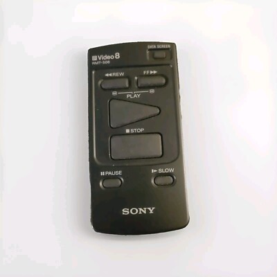 Sony Video 8 RMT-506 Remote Control Original Black For Camcorder | eBay