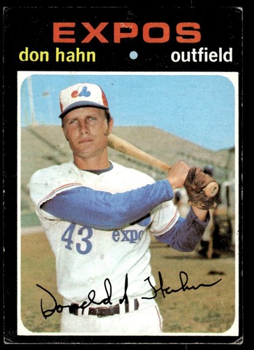1971 Topps 30683* Don Hahn Rookie Montreal Expos #94 | eBay
