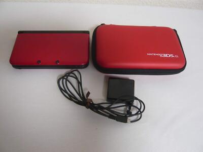 Nintendo 3DS LL Portable Video Game Console - Red & Black - Japanese ...