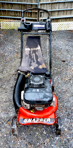 SNAPPER 21" COMMERCIAL SELF PROPELLED MOWER KAWASAKI ENG-BAGGER- FIRES ...