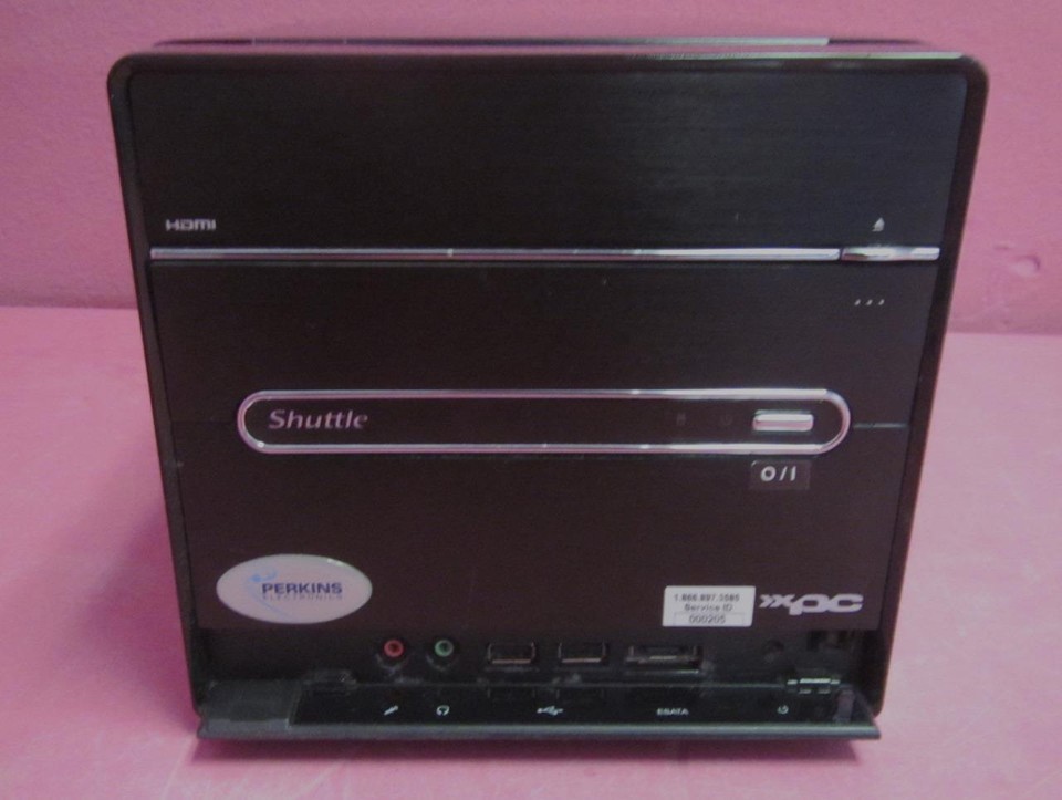 Shuttle XPC Mini Cube Computer 500GB HDD Intel Core 2 Duo w/ Keyboard ...