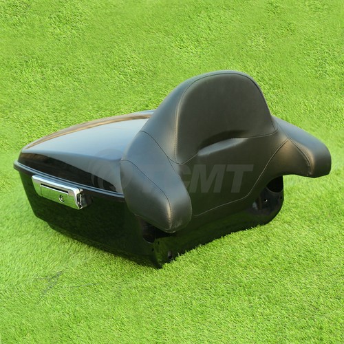 King Pack Trunk w/ Backrest Pad Fit For Harley Tour Pak Davidson ...