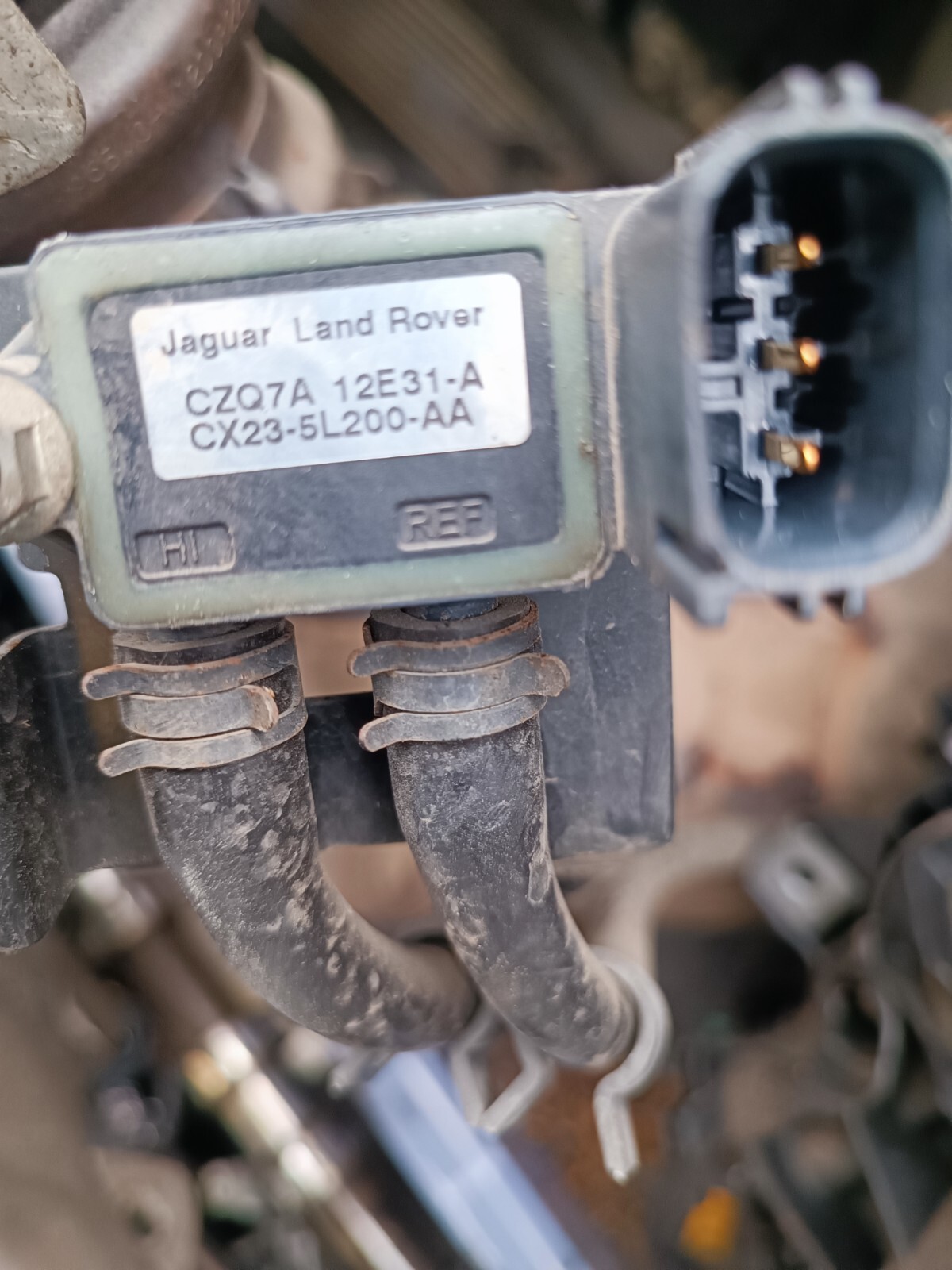 Land Rover FREELANDER Sd4 2.2 2011 DPF Pressure Sensor CX235L200AA With ...