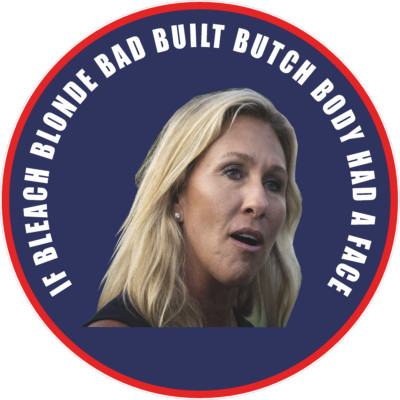 Bleach Blonde Bad Built Butch Body MTG Political vinyl decal/sticker | eBay