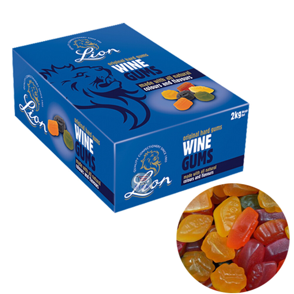 1kg - 5kg Lion Sweets Midget Gems Fruit Salad Liquorice & Wine Gums ...