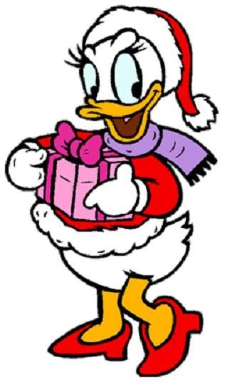 Daisy Duck Christmas Clipart