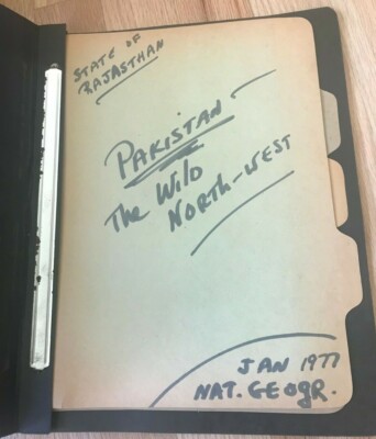 India-Pakistan Area - Geographic Background - Makeshift Binder | eBay