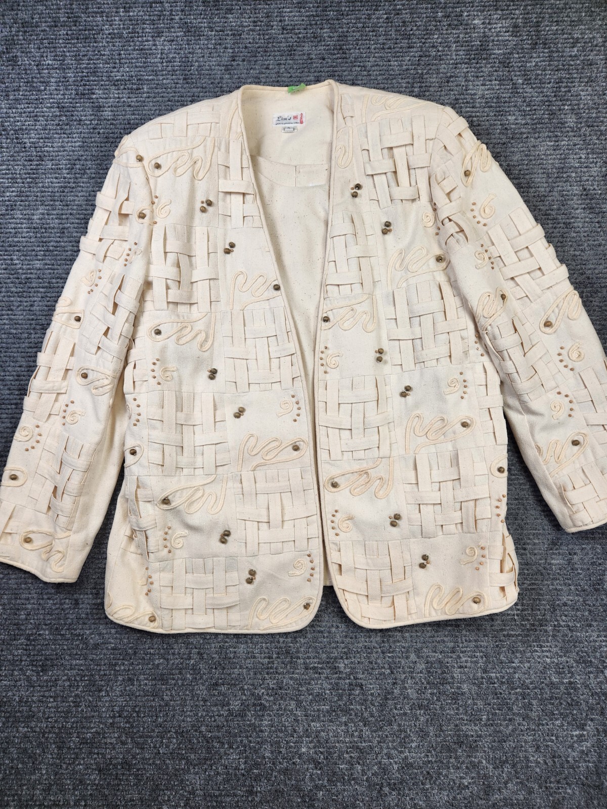 Raw silk wearable Art Chore Jacket Lim’s made in Shan… - Gem