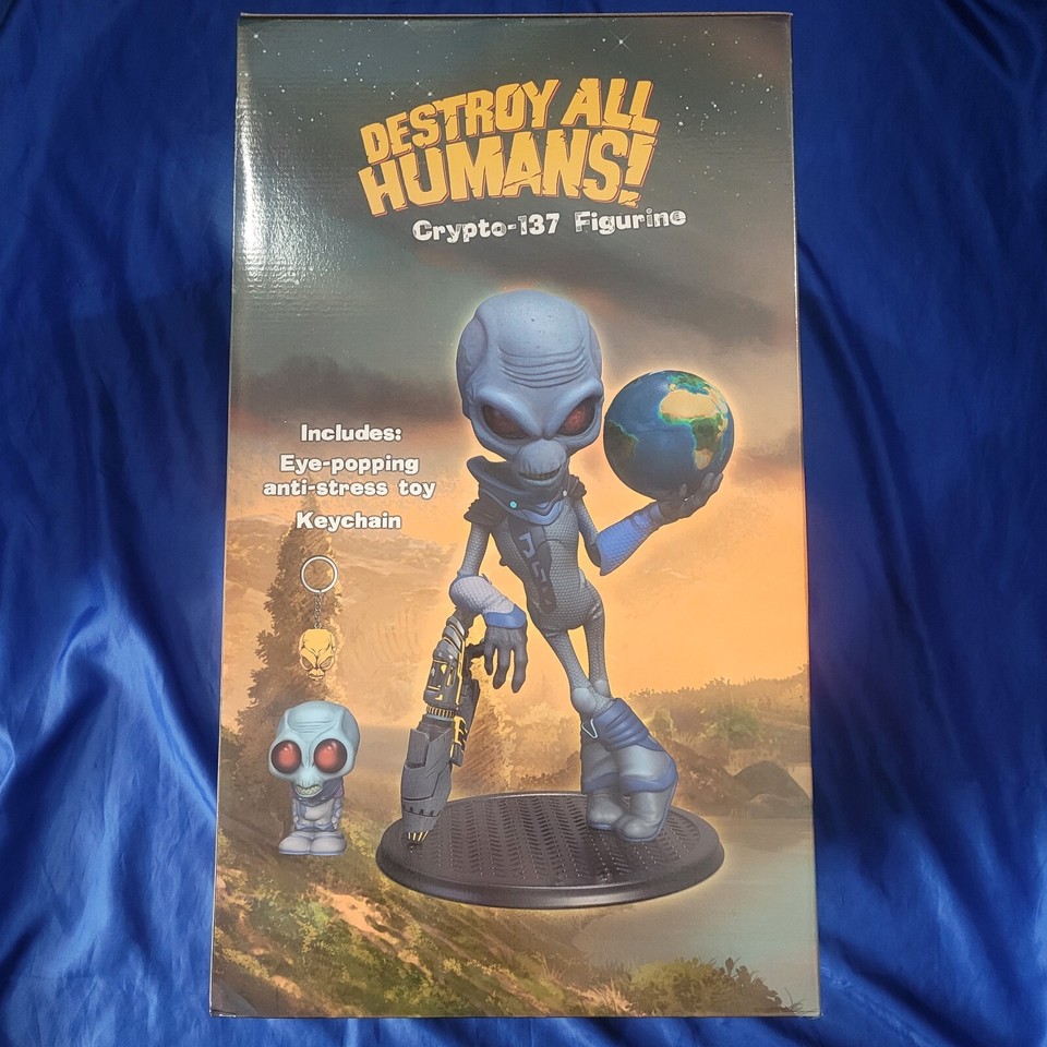 DESTROY ALL HUMANS FIGURINE/STRESS TOY/KEYRING From The Crypto 137 Edition *NEW* | eBay