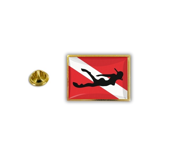 Pins Pin Badge Pin's Metal Epoxy Flag Scuba Racer Dive Diver Dive r1 | eBay