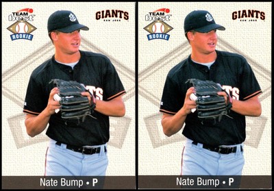 Team Best Nate Bump (2) Card Lot - GOING, GOING… ALMOST GONE! DON’T ...