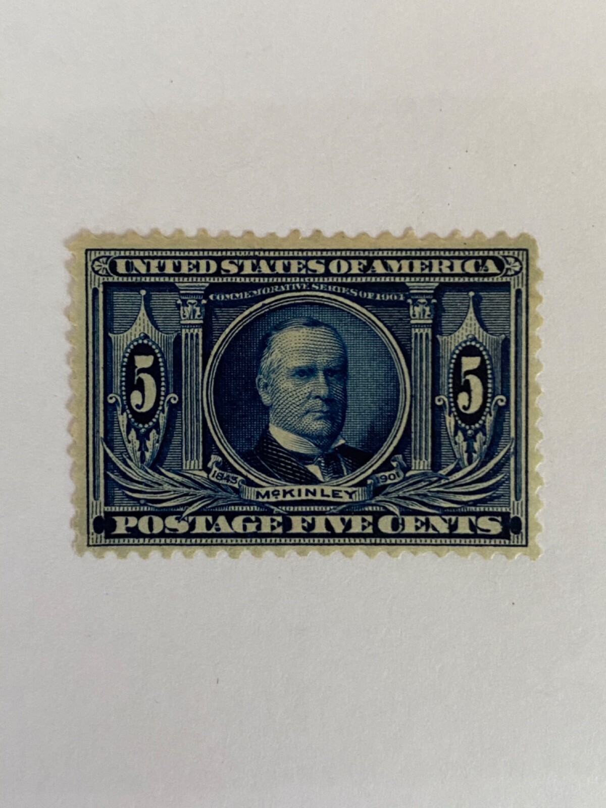 US #326 Five Cent McKinley Postage Stamp, SCV 70 | eBay