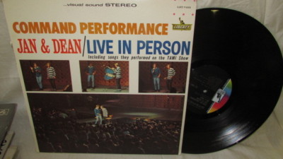 JAN & DEAN COMMAND PERFORMANCE LP LIBERTY LIVE IN PERSON LST-7403 | eBay