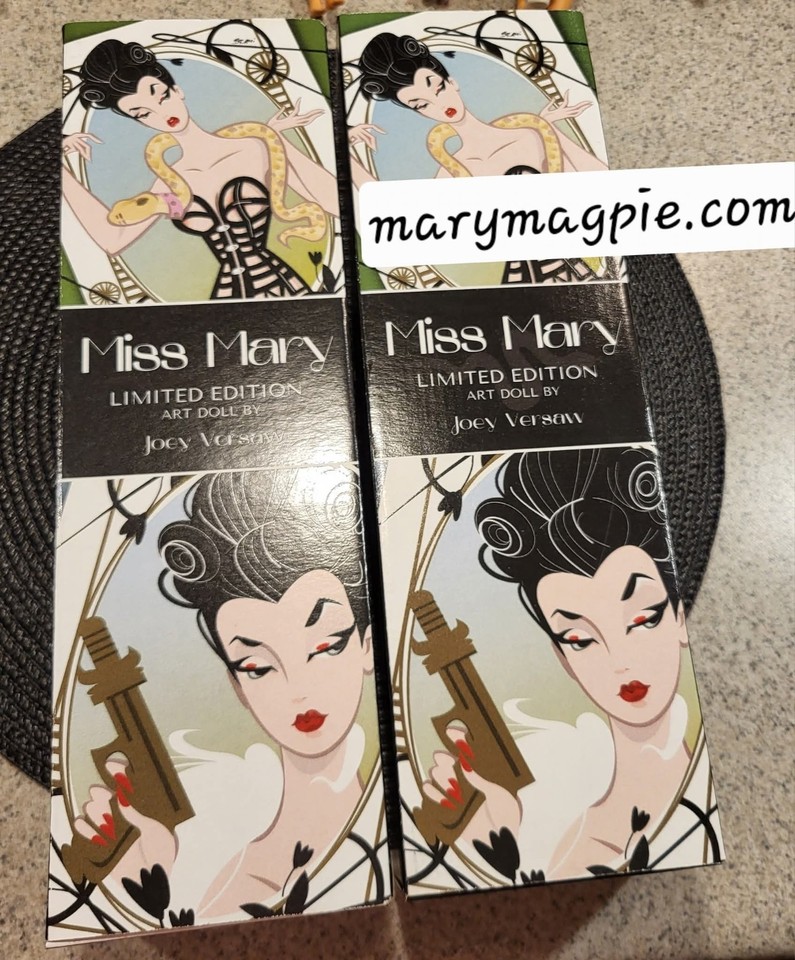 Miss Mary Magpie Dolls Joey Versaw Retro PIPER Pulp Inc Ltd Edition New ...