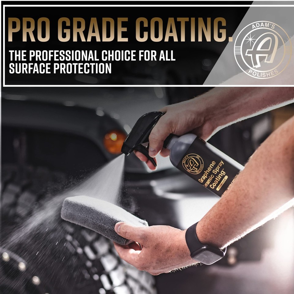 Adams Advanced Graphene Ceramic Spray Coating Kit - 18+ Month Sprayable ...