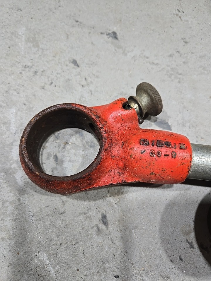 Ridgid 00-R Pipe Threader Ratchet & Handle Set 1in., 3/4in., 1/2in. | eBay