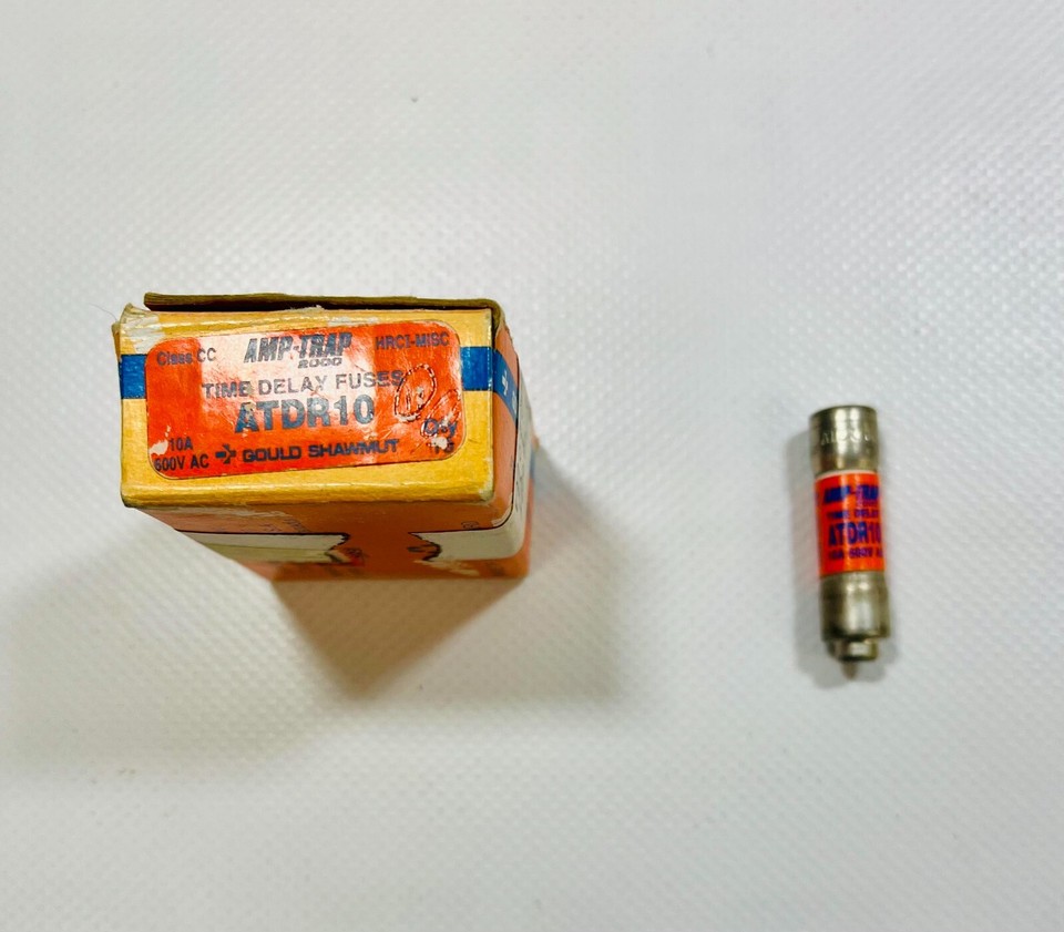 Ferraz Shawmut ATDR10 600V Fuses 10 amp cc style fuse time delay | eBay