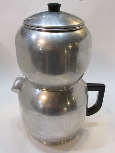 Vintage 50s West Bend Quick Kwik Drip Stove Top Aluminum Large 18 Cup ...