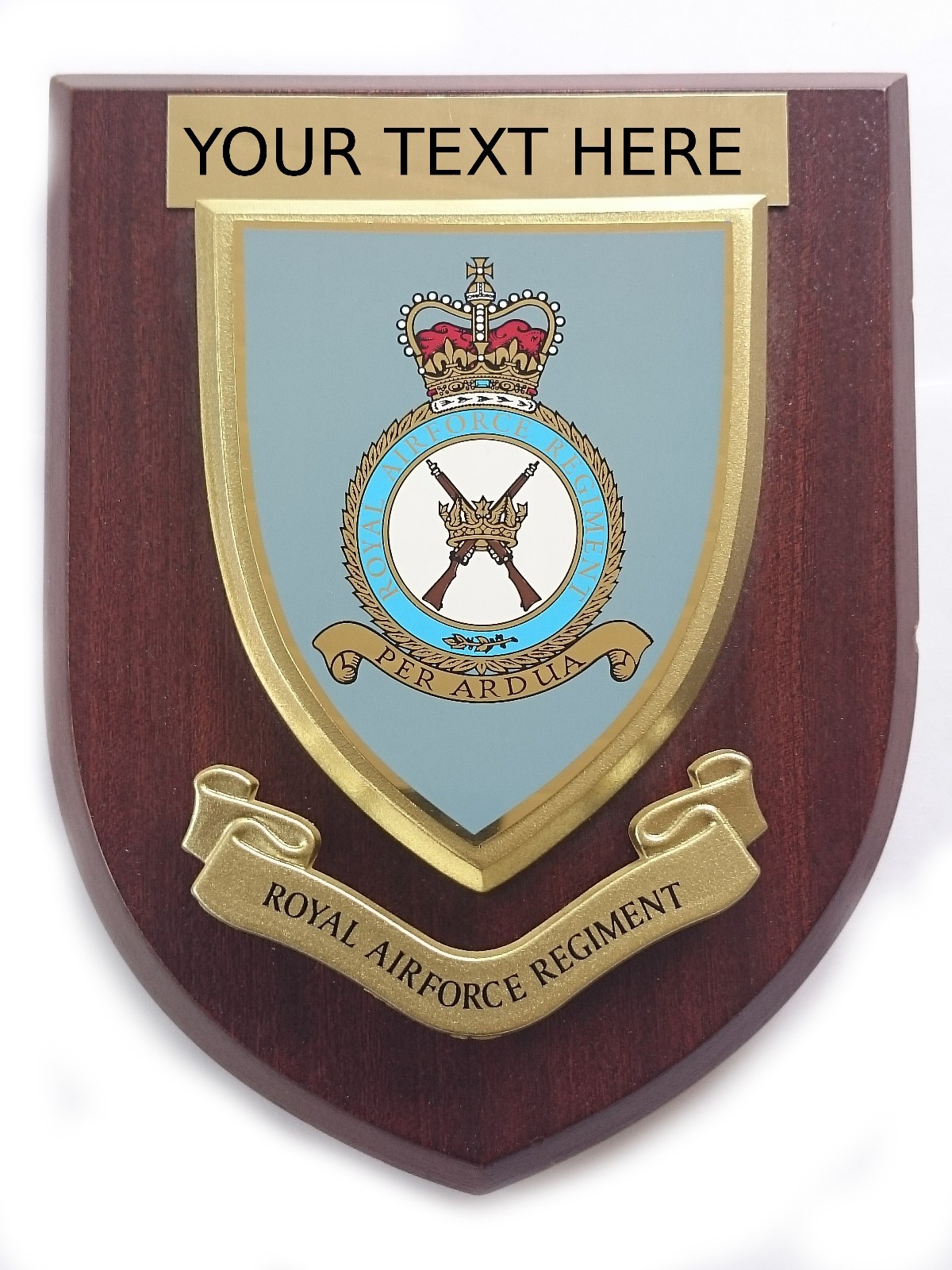 RAF Regiment Personalised Royal Air Force Wall Plaque UK Made for MOD ...