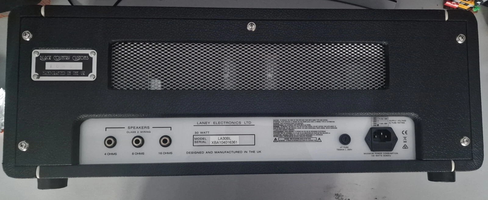 FS: Laney LA30BL (Unavailable) and Handmade 1970s 2x12 Cab Goodman ...