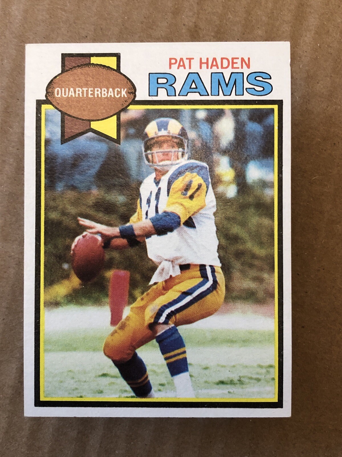 1979 TOPPS PAT HADEN #130 LOS ANGELES RAMS FOOTBALL CARD | eBay