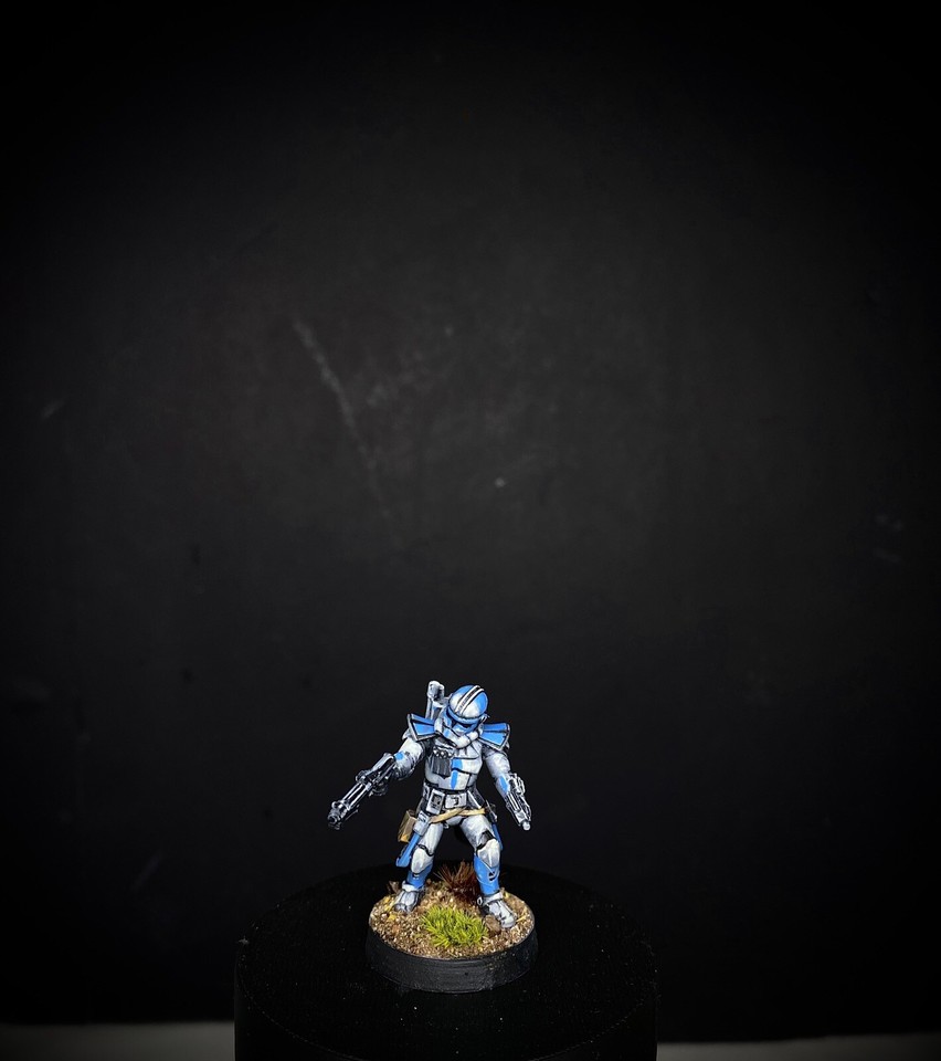 Star Wars Arc Trooper Squad Legion Miniatures 32mm Handpainted (Blue ...