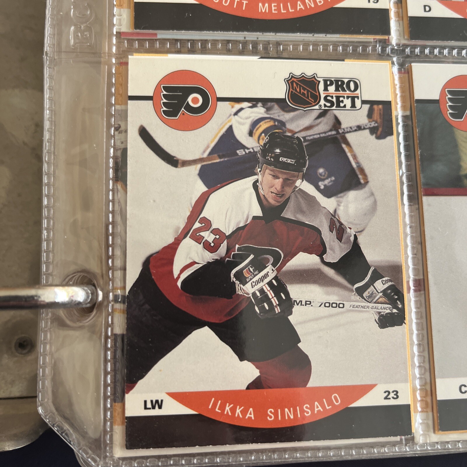 1990-91 NHL Pro Set Ilkka Sinisalo Philadelphia Flyers #223 | eBay