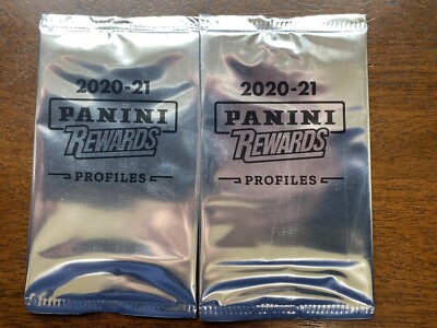 2020-21 Panini Rewards Profiles Pack 2 TWO Packs UNOPENED 1/1 # /10 ...