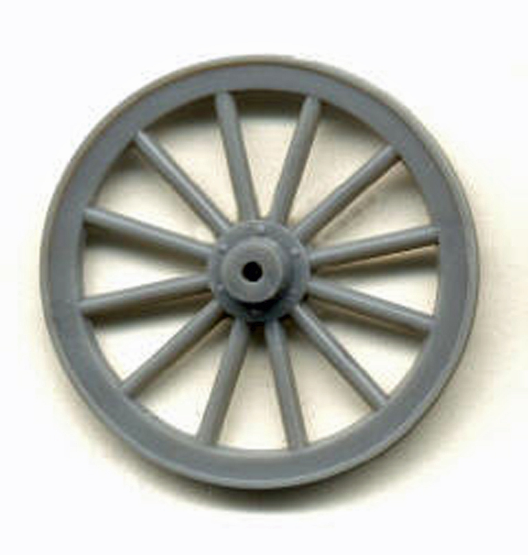 SMALL WOOD SPOKE WHEELS G F 1:24 1/2"=1' Scale Model Railroad Detail ...