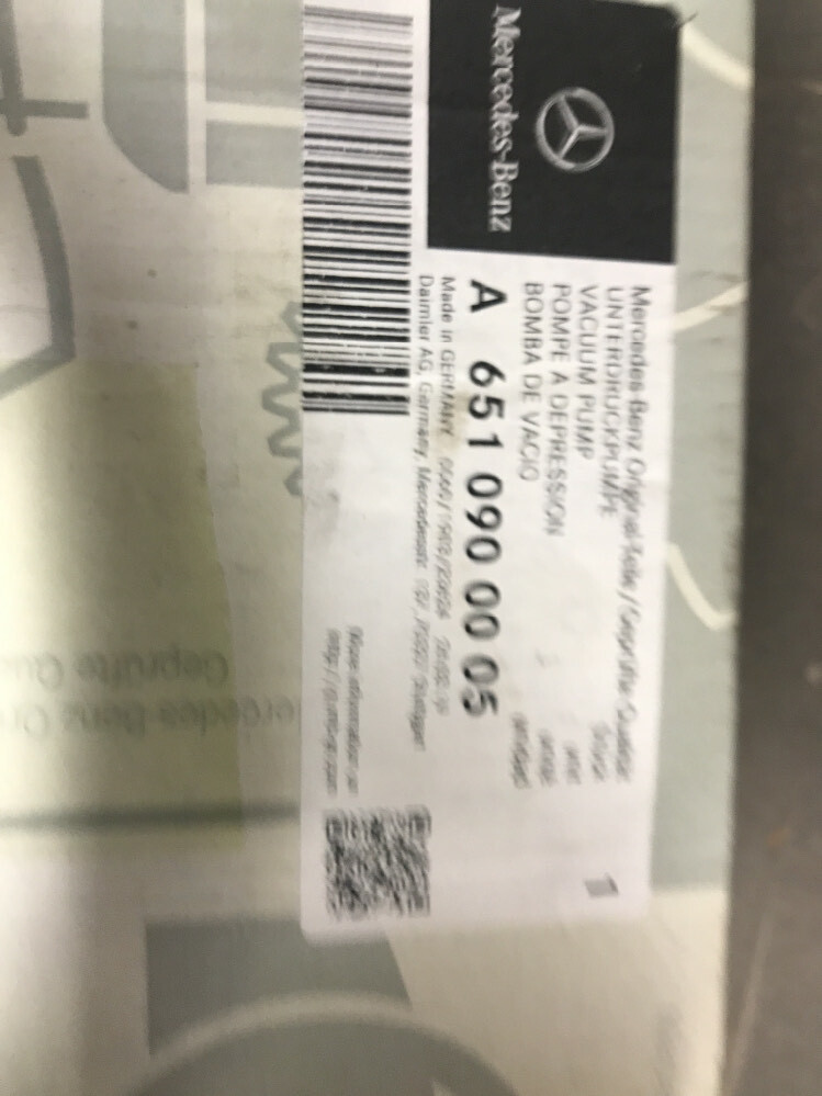 Vacuum Pump Fits Mercedes-Benz E250 ML250 Sprinter 2500 3500 ...