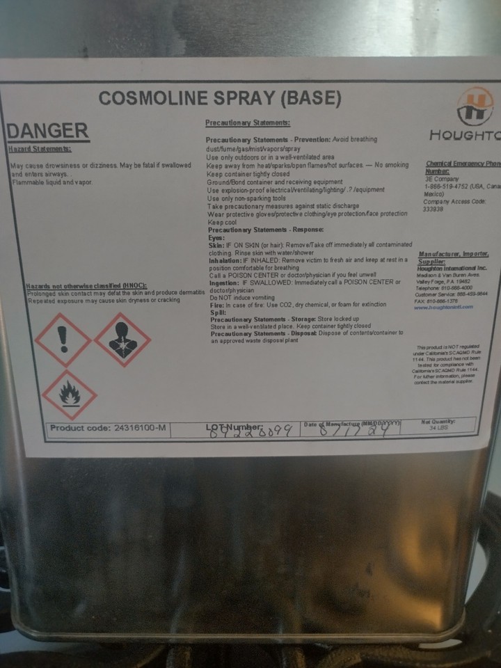 1- Gallon Industrial Grade COSMOLINE Weathershed Rust Preventative | eBay