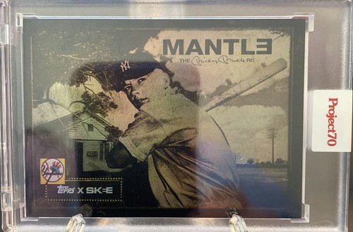 Mickey Mantle x DJ Skee Topps Project 70 Foil 51/70 | eBay
