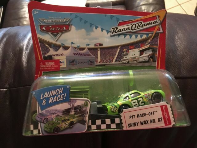 Disney Pixar Cars Shiny Wax 82 Launch & Race Pit Race-off for sale ...