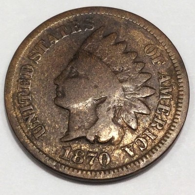 1870 Indian Head Penny Beautiful Coin Rare Date | eBay