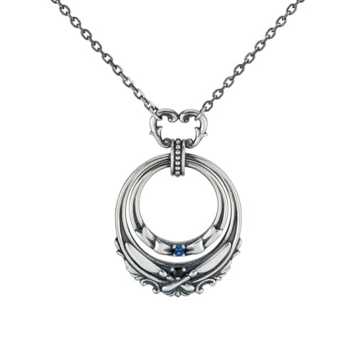 U-Treasure Black Butler School Arc Silver Necklace Sebastian & Ciel ...