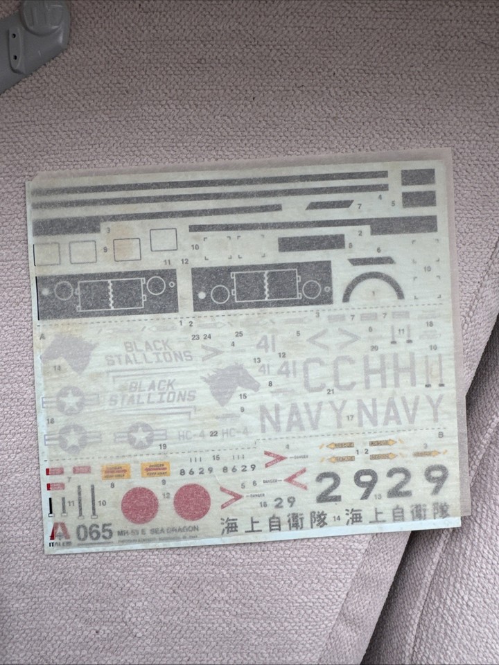 Italeri 065 1:72 MH-53E Sea Dragon Model Aircraft Kit Complete Boxed ...