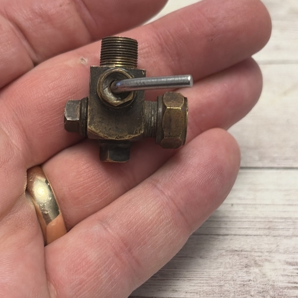 Vintage Brass Steam Engine Tap Small Steam Engine Tap | eBay UK