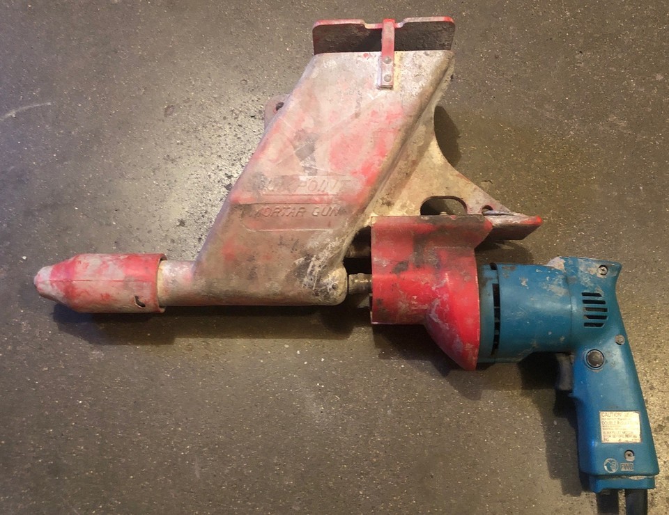 Quikpoint Mortar Gun w/ Built In Drill | eBay