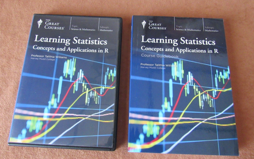Great Courses 4 DVD & Guide Learning Statistics: Concepts and ...