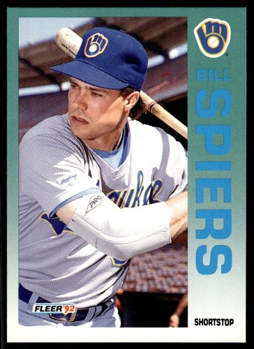 1992 Fleer Baseball Card Bill Spiers Milwaukee Brewers #189 | eBay