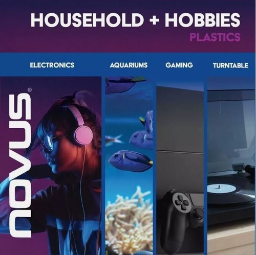 Novus Plastic Polish Kit #1, #2, & #3, 2oz. Bottles w/ Buffing Pad ...