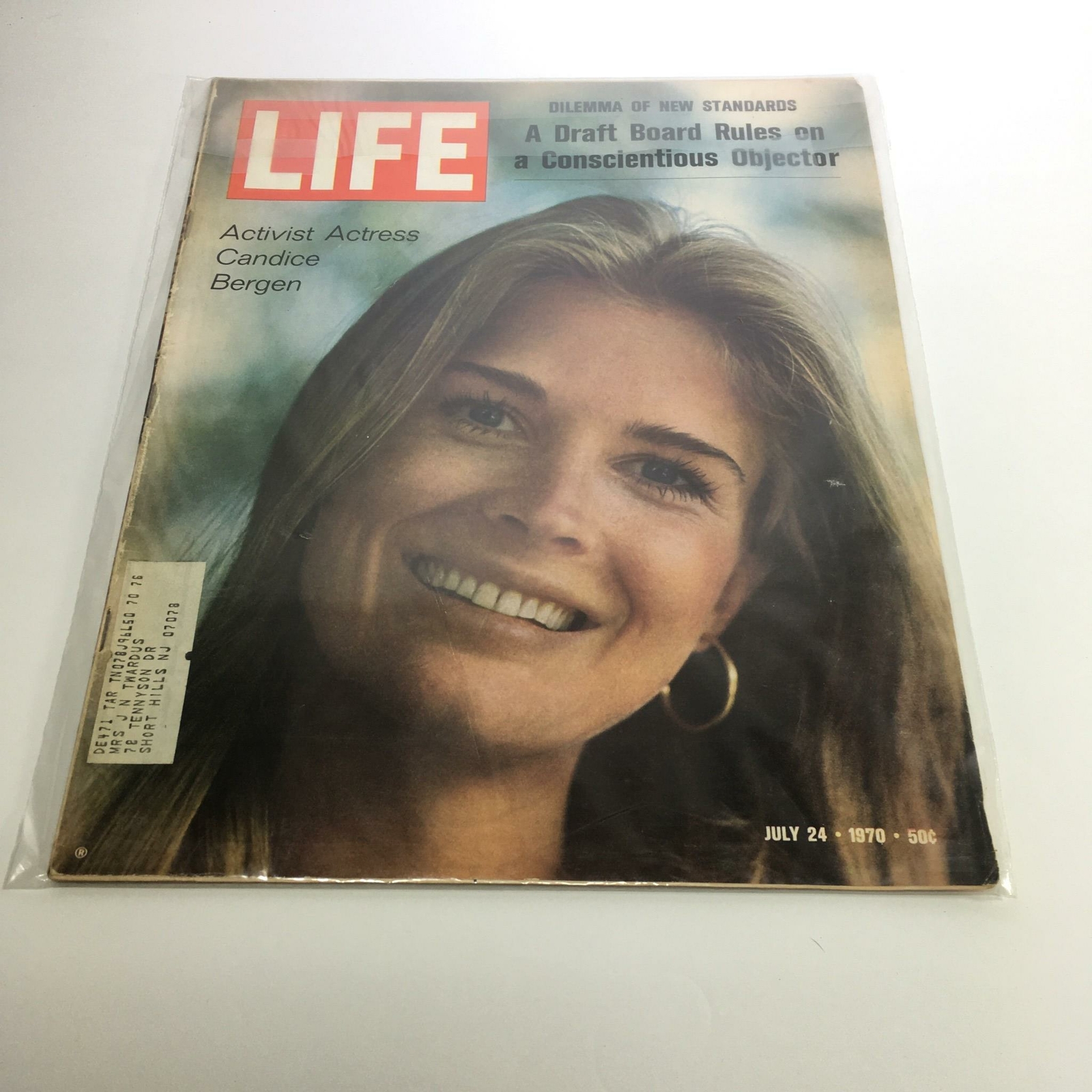 Life Magazine July 24 1970 Activist and Actress Candice Bergen Cover | eBay