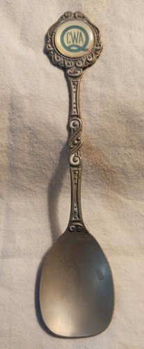 Vintage CWA Souvenir Collectible Mini Spoon 4.75"-Silver Plate-Great ...