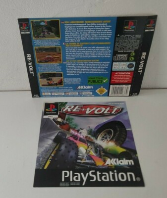 RE-VOLT Jaquette AVANT + arriere COVER BACK - PS1 playstation 1 Sony FR ...