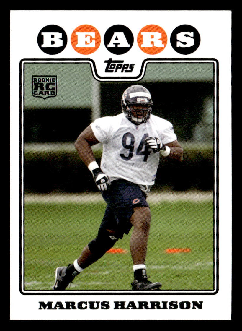 Marcus Harrison 2008 Topps Rookie Card #397 Chicago Bears | eBay