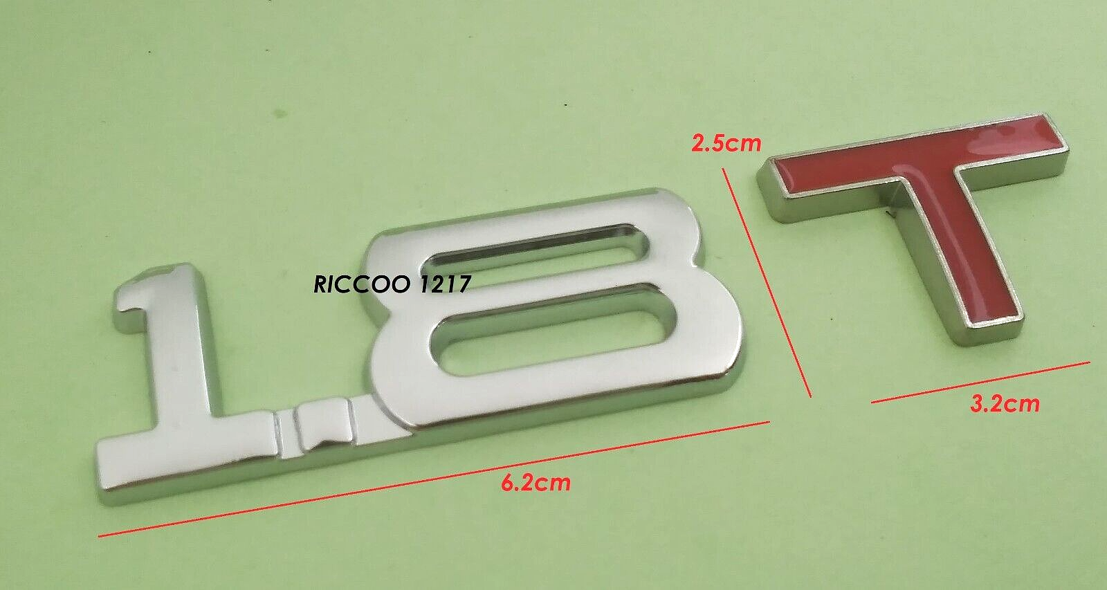 1.8T badges x 2 for 1.8 litre turbo engines alloy for Holden Mazda ...