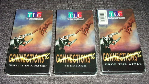 Lot of 3 VHS Tapes The Learning Channel Connections 3 | eBay