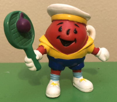 2" Kool-Aid Man Toy Tennis Player Figure Mascot Toy Cake Topper ...